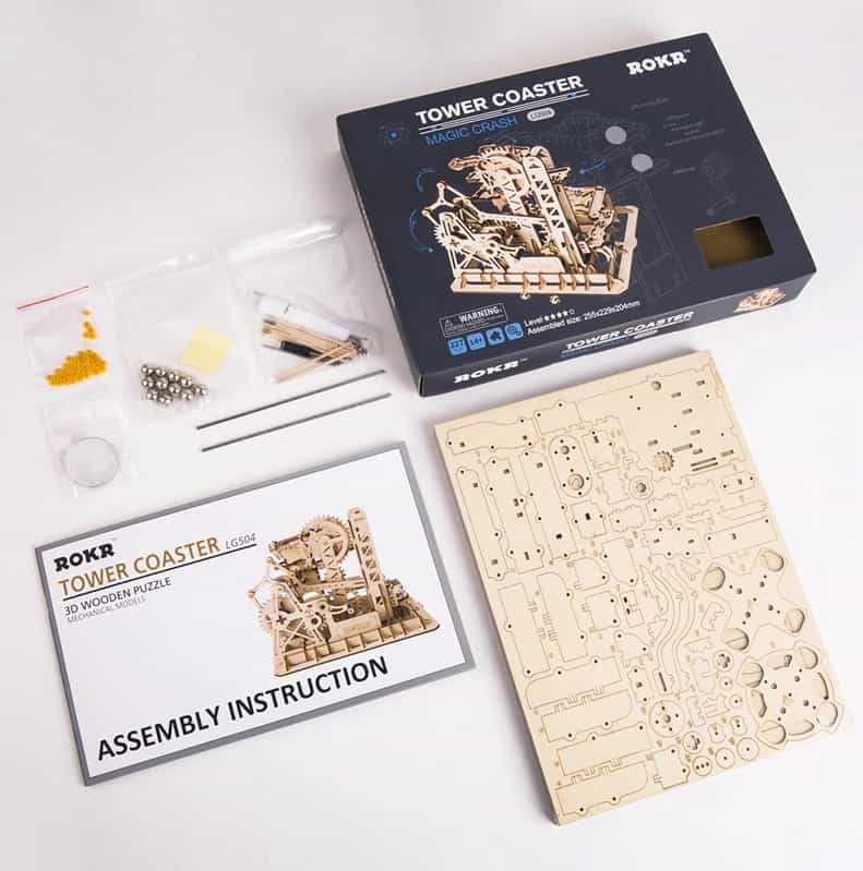 3D Wooden Tower Coaster – bananaproject.in